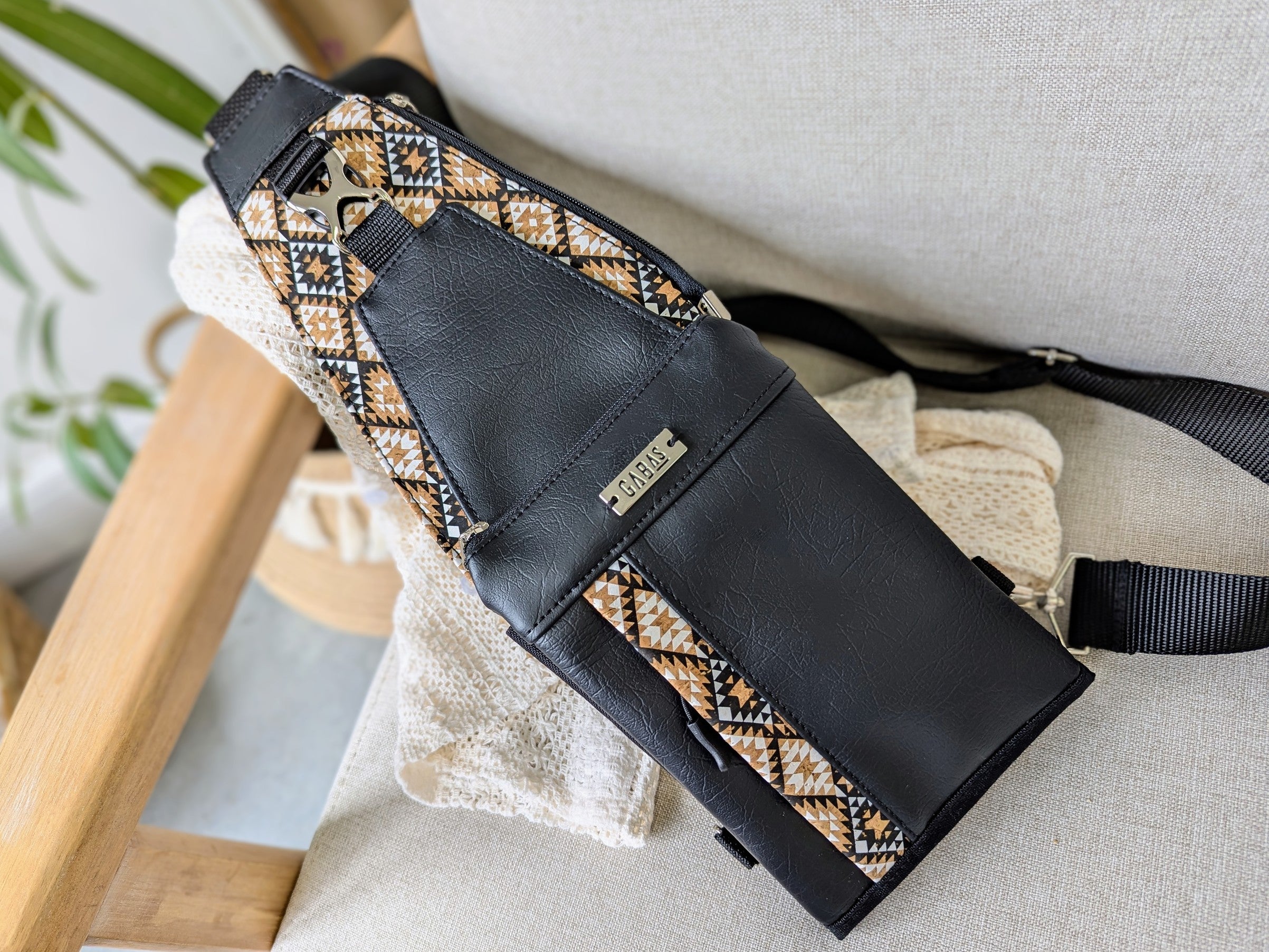 Sac Cargo noir Géolia BELLE DE JOUR – Sac-Gabas